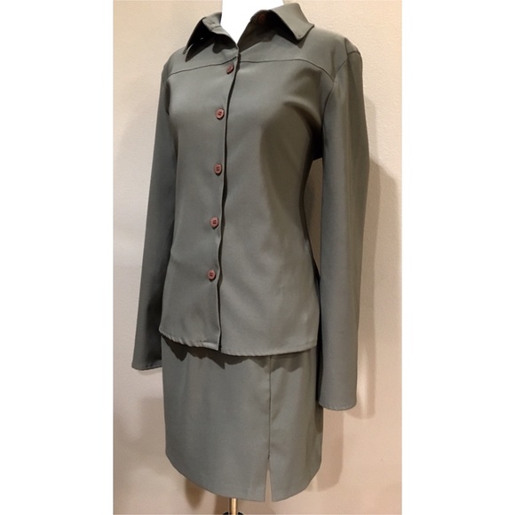 Vintage | Skirts | Vintage Jay Jacobs 2piece Career Skirt Jacket Set ...